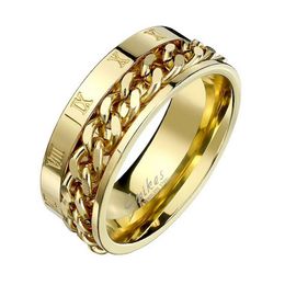 Taffstyle Fingerring Herren Ring Ketten Style Ring Römischen Zeichen