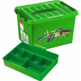 Sunware - Ordnungsbox mit unterteiltem Einsatz Q-Line Box Jardin