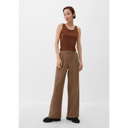 s.Oliver Stoffhose Bi-Stretch-Bundfaltenhose