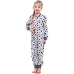 Merry Style Schlafanzug Mädchen Schlafanzug Jumpsuit MS10-186