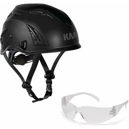 Kask Schutzhelm, Industriekletterhelm Plasma AQ - Arbeitsschutz-Helm + Schutzbrille klar - EN 397