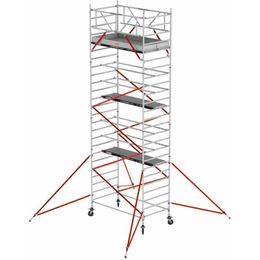 Rs tower 52 fahrgerüst breit, 1.35x2.45 m Holz-Plattformen, Arbeitshöhe bis 7,2m - Altrex