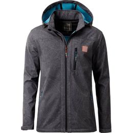 DEPROC Active Softshelljacke SHELBY PEAK III MEN mit abnehmbarer Kapuze