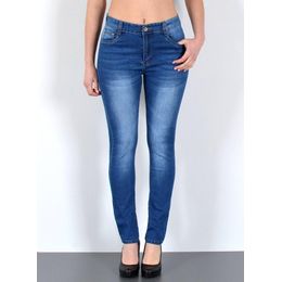 ESRA Skinny-fit-Jeans S900 Damen Skinny Jeans