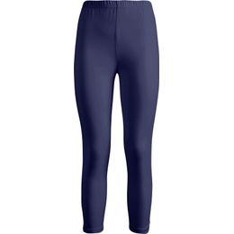 Damen Leggings mit Raffung am Bein marine, Gr&ouml;&szlig;e 38