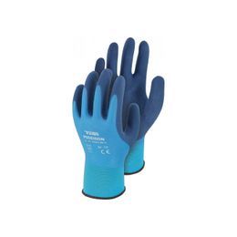 Triuso Arbeitshandschuhe Nylon-Handschuh Poseidon mit Latex-Beschichtung wasserdicht