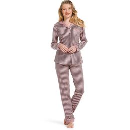 PASTUNETTE Schlafanzug Damen Pyjama geknöpft (2 tlg) Modisches Design