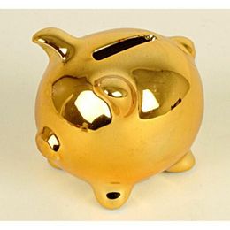 BURI - 12x Keramik Sparschwein Dekoration Geschenk Urlaubskasse Reisen Büchse Geld