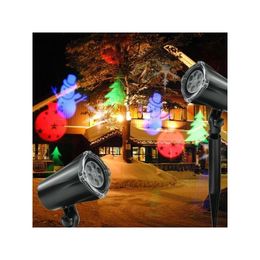 Meditrade GmbH Trade Shop Traesio - weihnachten laser projektor für aussen garten schnee baum weihnachten stern led lichter