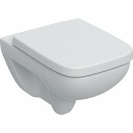 Keramag - Geberit Renova Plan Set Wand-WC Tiefspüler, mit WC-Sitz, weiß, 501.758.00.1 - 501.758.00.1