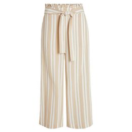 Vila Stoffhose Damen Hose VIRASHA NEW HW CROPPED WIDE PANT/LC (1-tlg)