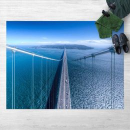 MICASIA Vinyl-Teppich - Brücke zur Insel - Querformat 3:4 Größe HxB: 45cm x 60cm