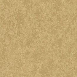 A.S. Création Strukturtapete in Gold mit Metallic Effekt | Edle Goldtapete ideal für Badezimmer und Wohnzimmer | Einfarbige Vliestapete in Putzoptik - Grau