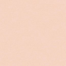 A.S. Création Rosa Tapete in Textiloptik | Schlafzimmer und Mädchenzimmer Tapete im Uni Stil | Einfarbige Vliestapete in Pastellfarben mit Vinyl - Pink / Rosa