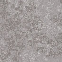 Vlies Baumtapete in Grau Wald Tapete asiatisch ideal für Schlafzimmer und Esszimmer Graue Vliestapete mit Baum Design im Vintage Stil - Grey, Brown