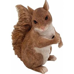 Figurendiscounter - Eichhörnchen mit Eichel Dekofigur 30x16x25cm Figur Polyresin