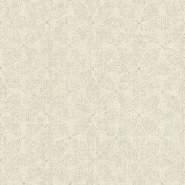 A.S. Création Naturfarben Tapete orientalisch | Wohnzimmer und Schlafzimmer Vliestapete mit Mosaik Design | Orient Wandtapete aus Vlies und Vinyl in Crème Beige