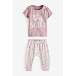 next Shirt & Leggings Baby T-Shirt und Leggings im 2-teiligen Set (2-tlg)