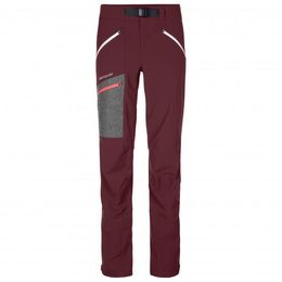 Ortovox - Women's Cevedale Pants - Tourenhose Gr XS - Regular rot