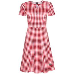 Pussy Deluxe A-Linien-Kleid Back to 1955 Red Plaid