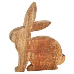 matches21 HOME & HOBBY matches21 HOME & HOBBY Dekofigur Osterhase Osterdeko Hasenfigur Holzsdeko Figur 20 cm (1 St)