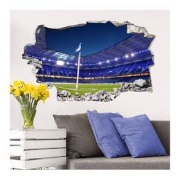 Hamburger SV Wandtattoo 3D Wandtattoo Fußball Hamburger SV Aufkleber Fußballstadion HSV Arena