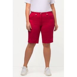 Ulla Popken Funktionshose Cargo-Bermuda Komfortbund 4-Pocket-Schnitt