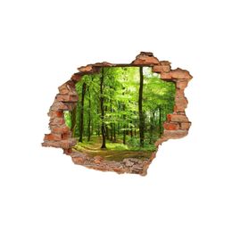 WallSpirit Wandtattoo Wanddurchbruch "Wald"