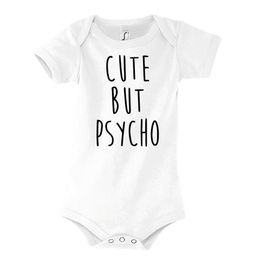 Youth Designz Kurzarmbody Baby Body Strampler Cut but Psycho in tollem Design
