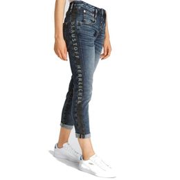 Herrlicher Stretch-Jeans Shyra Stripe Jogg 5-Pocket-Style