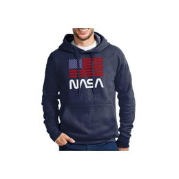 Blondie & Brownie Blondie & Brownie Hoodie Herren NASA Nasa USA Amerika Rakete Mit Kapuze