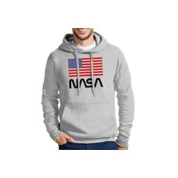 Blondie & Brownie Blondie & Brownie Hoodie Herren NASA Nasa USA Amerika Rakete Mit Kapuze