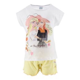 Disney Frozen T-Shirt & Shorts Bekleidungs-Set Eiskönigin Anna &Elsa (2-tlg)