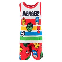 The AVENGERS Shorty Iron Man Hulk Captain America Kinder Jungen Pyjama Schlaf-Set (2 tlg)