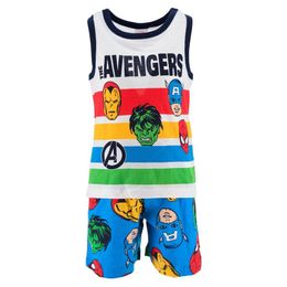 The AVENGERS Shorty Iron Man Hulk Captain America Kinder Jungen Pyjama Schlaf-Set (2 tlg)