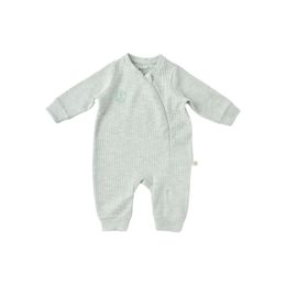 biorganic Strampler Baby Nature in Waffle für Jungen und Mädchen Unisex Langarm (1-tlg) Waffle-Struktur