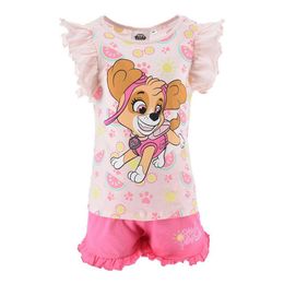 PAW PATROL T-Shirt & Shorts Skye Bekleidungs-Set (2-tlg) Shorty