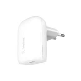 Belkin BoostCharge 30 Watt USB-C Ladegerät mit Power Delivery 3.0 USB-Ladegerät (Charger/Netzteil für iPhone, iPad, Samsung Galaxy/Note, Google Pixel), weiß