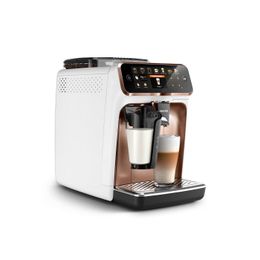 Philips Kaffeevollautomat EP5443/70 5400 Series, 12 Kaffeespezialitäten, mit LatteGo-Milchsystem und TFT-Display, weiß
