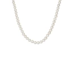 Valero Pearls Perlenkette 00340316, mit Süßwasserzuchtperlen, silberfarben|weiß