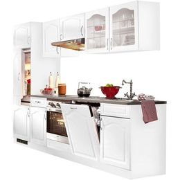 Wiho-Küchen wiho Küchen Küchenzeile Linz, ohne E-Geräte, Breite 280 cm, beige|weiß
