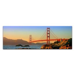 Bilderdepot24 Leinwandbild Golden Gate Bridge