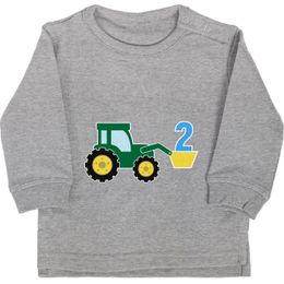Shirtracer Sweatshirt Traktor Zweiter 2. Geburtstag
