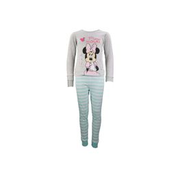Disney Minnie Mouse Schlafanzug Minnie Maus Mädchen Kinder Pyjama lang Gr. 104 bis 134