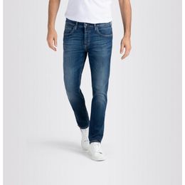 MAC Straight-Jeans, blau