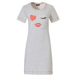 Rebelle Nachthemd Damen Schlafanzug (1-tlg) Super süß