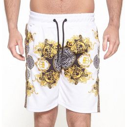 John Kayna Shorts Herren Shorts Kurze Hose Barock Design Ornamente (Kurze Hose Bermudas Sweatpants