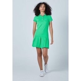 SPORTKIND Tenniskleid Golf Polo Kleid Mädchen & Damen grün