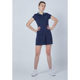 SPORTKIND Tenniskleid Golf Polo Kleid Mädchen & Damen navy blau