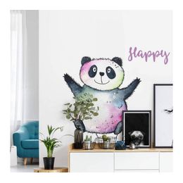 K&L WALL ART K&L Wall Art Wandtattoo Wandtattoo Hagenmeyer Kinderzimmer Happy Panda Bär glücklich